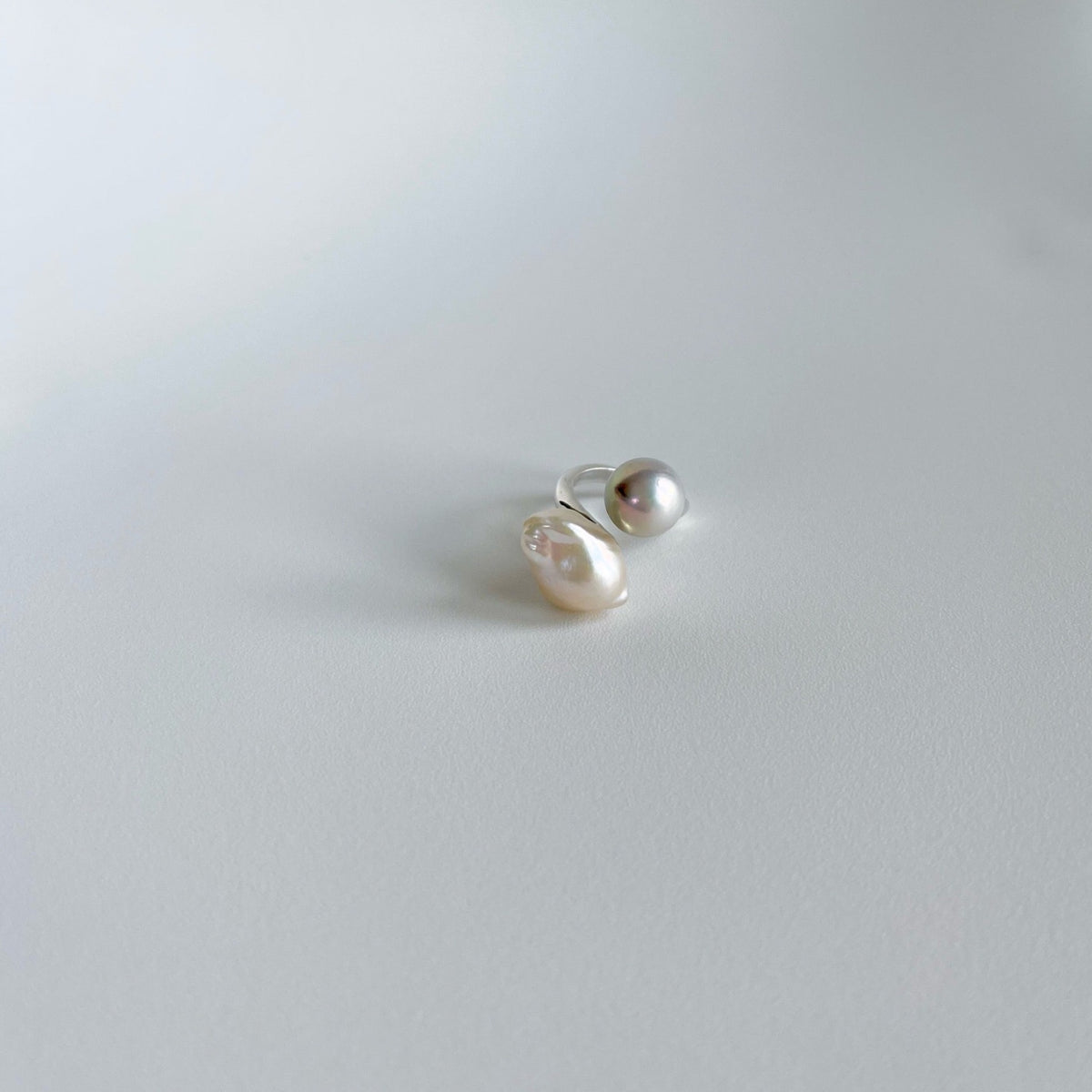 Double Pearls Ring | Customised Pearls Design